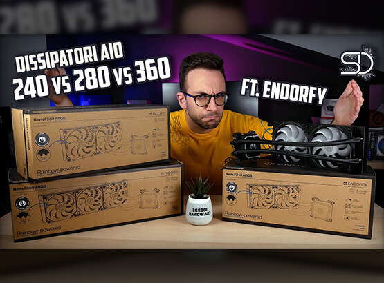 Sfida tra i dissipatori AIO: Endorfy Navis 240 VS 280 VS 360! - HW Legend